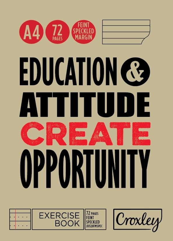 Croxley Exercise Books - Feint & Margin Speckled - Arena Stationery ...