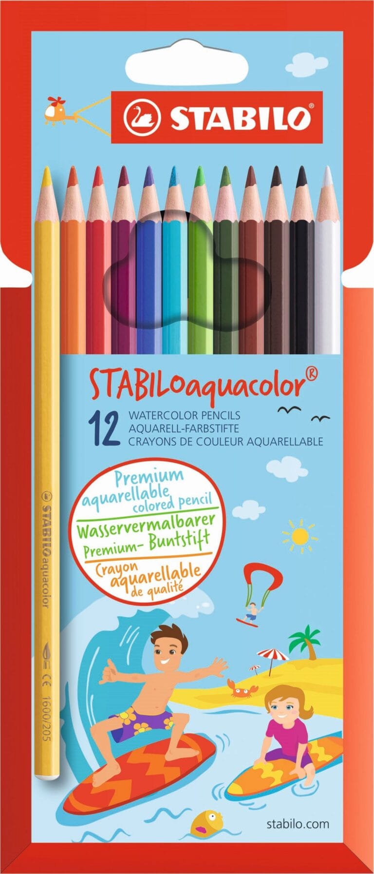 STABILO Aquacolor Aquarellable Colour Pencils - Arena Stationery Supplies