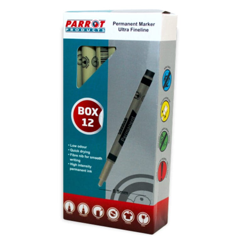 PARROT Ultra Fineliner Permanent Markers - Arena Stationery Supplies