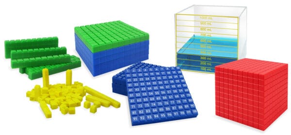 Base Ten Sets (122 Piece) - Arena Stationery Supplies
