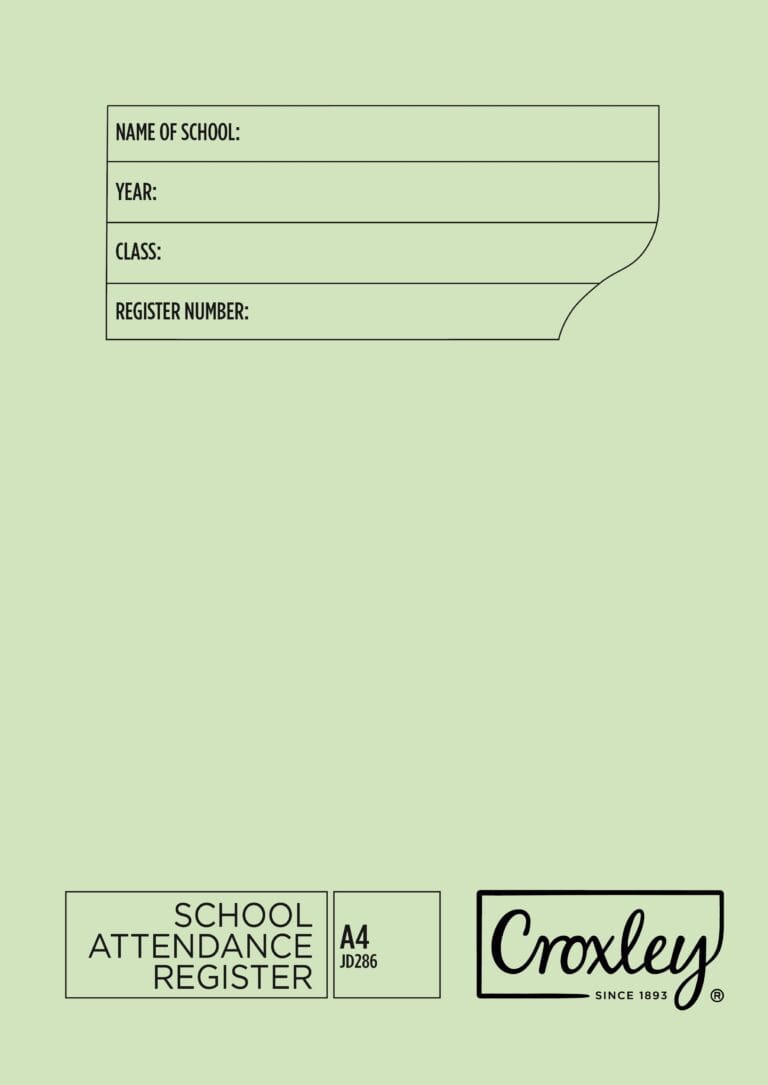 CROXLEY JD286 School Attendance Register Wire Stitched - Arena ...