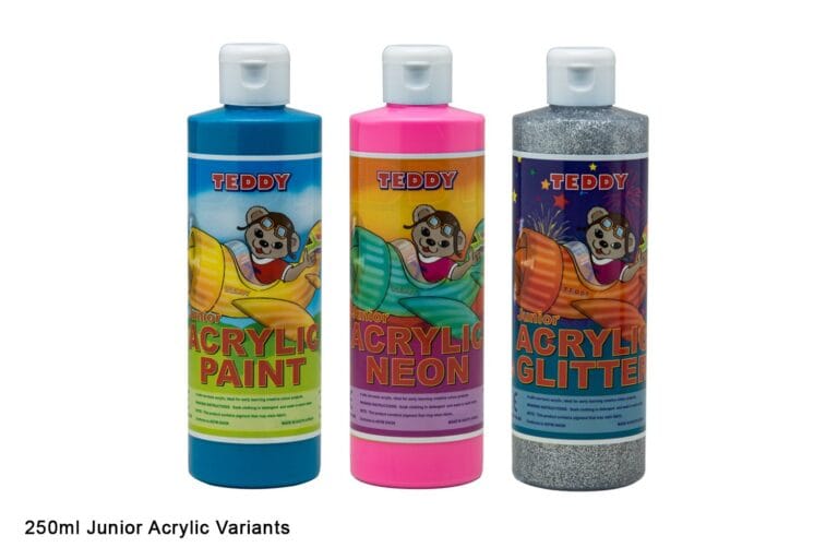 TEDDY Junior Acrylic Paint - Arena Stationery Supplies